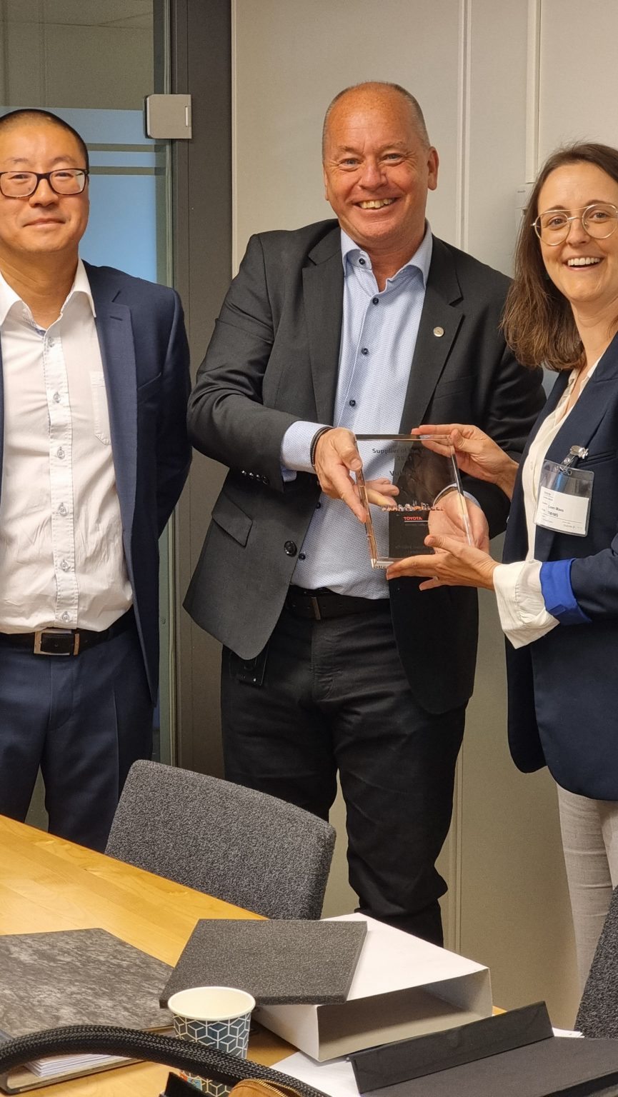 Vulkoprin is "Supplier of the Year" of Toyota Material Handling - Vulkoprin